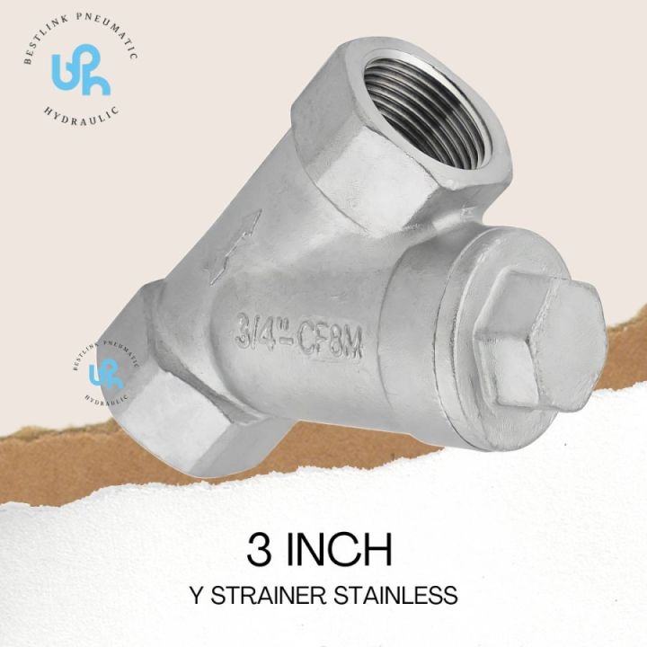 3 INCH Y STRAINER STAINLESS STEEL 316 3INCH / 3" | Lazada Indonesia