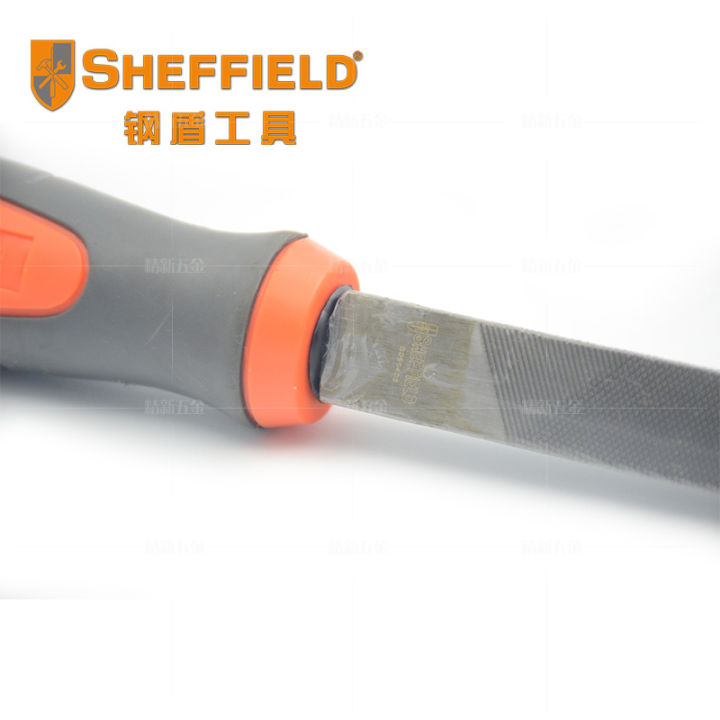 Steel shield triangular file with coarse teeth and fine teeth 6/8/10/12 ...