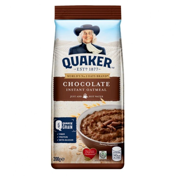 Quaker Instant Oatmeal Chocolate 200g | Lazada PH