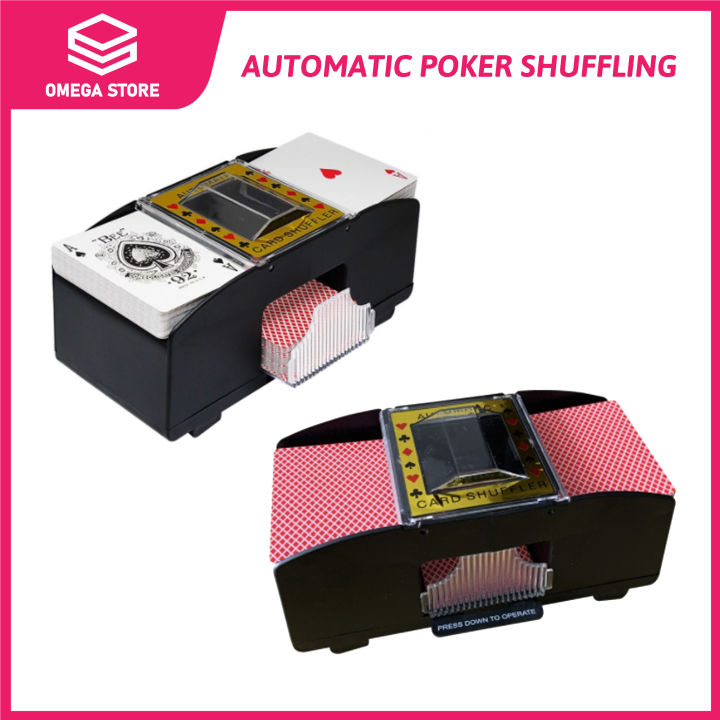 (O Mega) 1-2 Deck Robot Automatic Poker Card Shuffler Card Game Playing ...