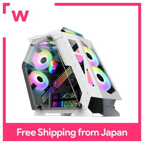 PC Case ATX Micro-ATX Mini-ITX microatx Tempered Glass Mid-Tower Simple ...