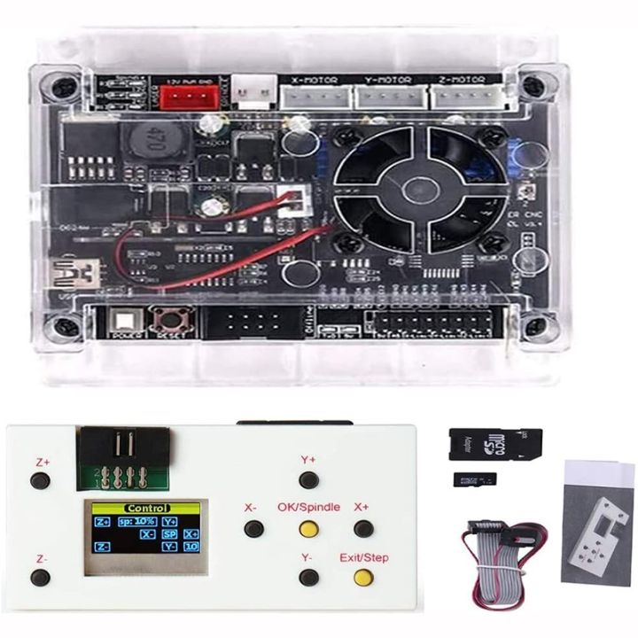 GRBL 1.1 USB Port CNC Engraving Machine Control Board 3-Axis Integrated ...