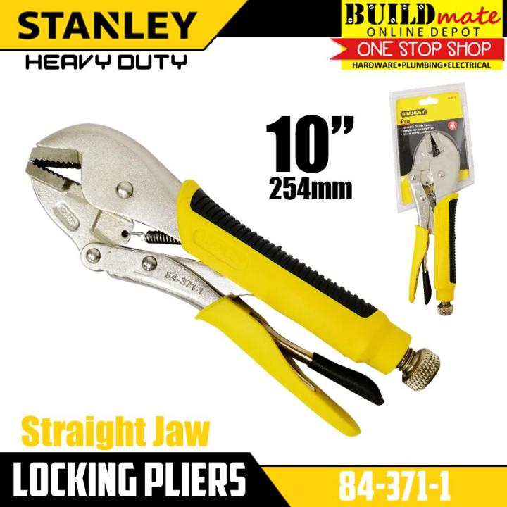 STANLEY Straight Jaw Locking Pliers Vise Grip 10" Inch 84-371-1 ...