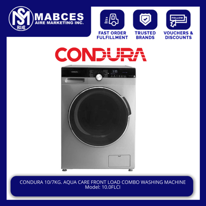 Condura 12/8 AquaCare Front Load Combo Washing Machine CWM12FLCi ...