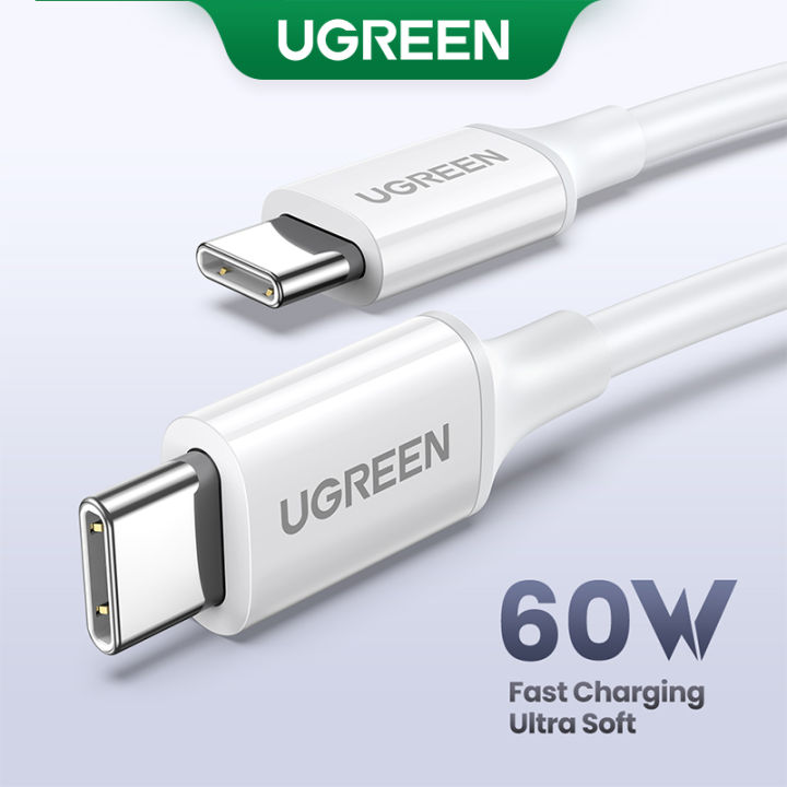 UGREEN 60W Fast Charge USB C to USB C Cable PD USB2.0 QC 4.0 Type-C ...