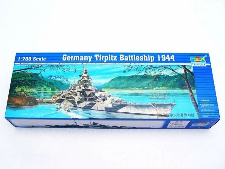 Trumpeter 05712 1/700 German Tirpitz 1944 Battleship Plastic Model Kit ...