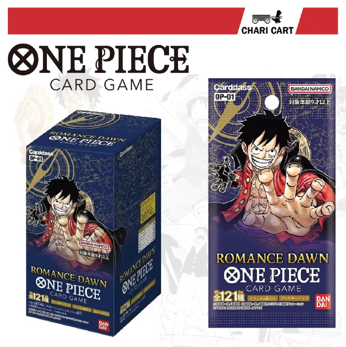 ONE PIECE Card Game Booster Pack OP01 OP02 Romance Dawn Paramount War ...