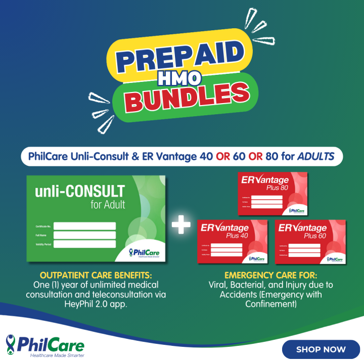 PhilCare Unli-Consult and ER Vantage Plus 40 OR 60 OR 80 for ADULTS ...