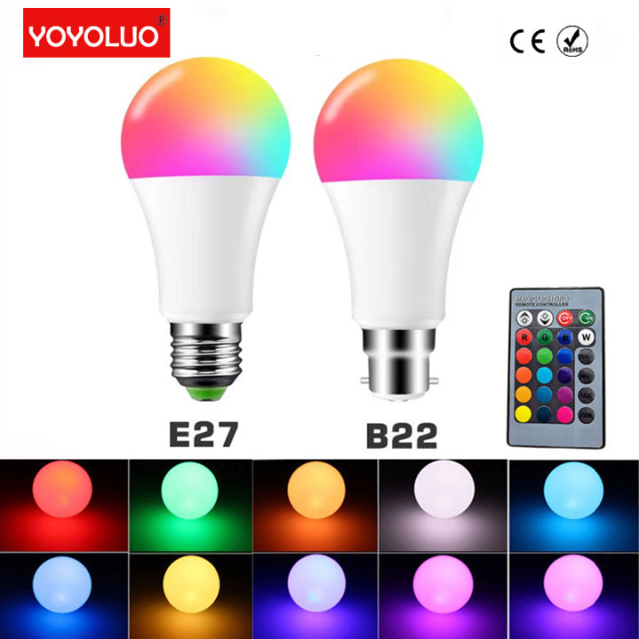 Led Spot Light RGB Magic Bulb Smart Control Led RGBW Color Changing ...