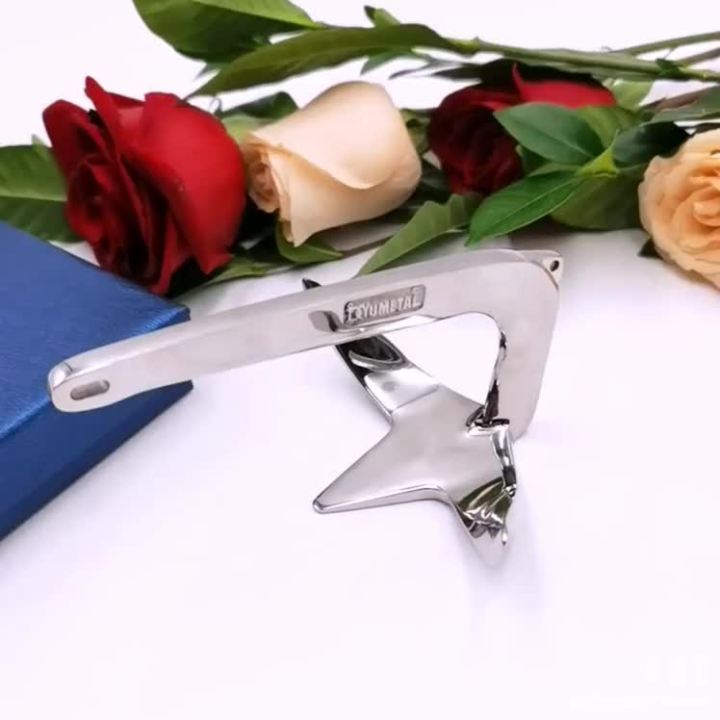 LZD Stainless Steel 316 Bruce Anchor Small Marine Anchor Kayak Anchor ...
