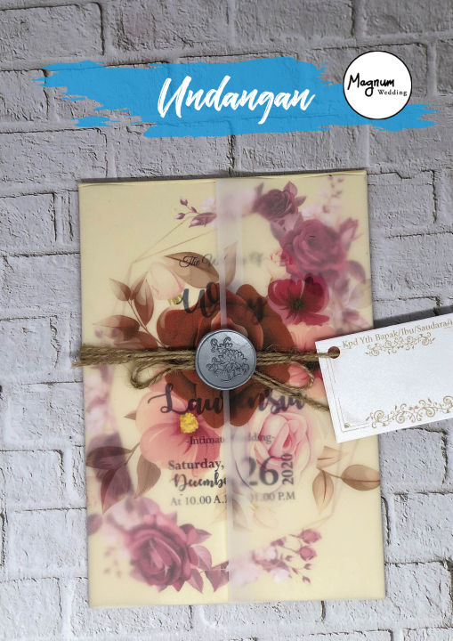 Undangan Pernikahan Hardcover, Minim 30 pcs | Lazada Indonesia