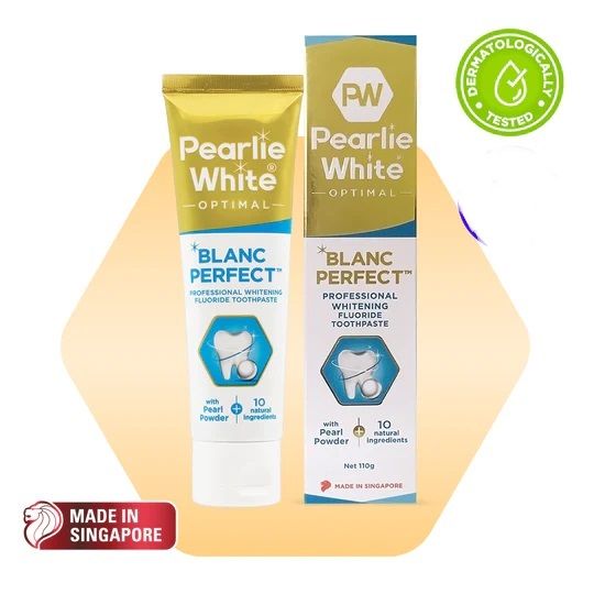 Pearlie White Optimal Blanc Perfect Professional Whitening Fluoride ...