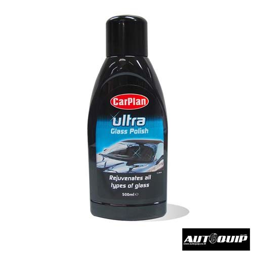 CARPLAN GLASS POLISH น้ำยาขัดกระจก ใช้ขัดลบรอยขีดข่วน คราบน้ำ คราบแมลง ...