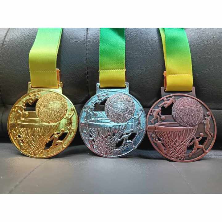 Medals for Basketball 6.5 Cm Gold/ BRONZE/silver Premium Lace Available ...