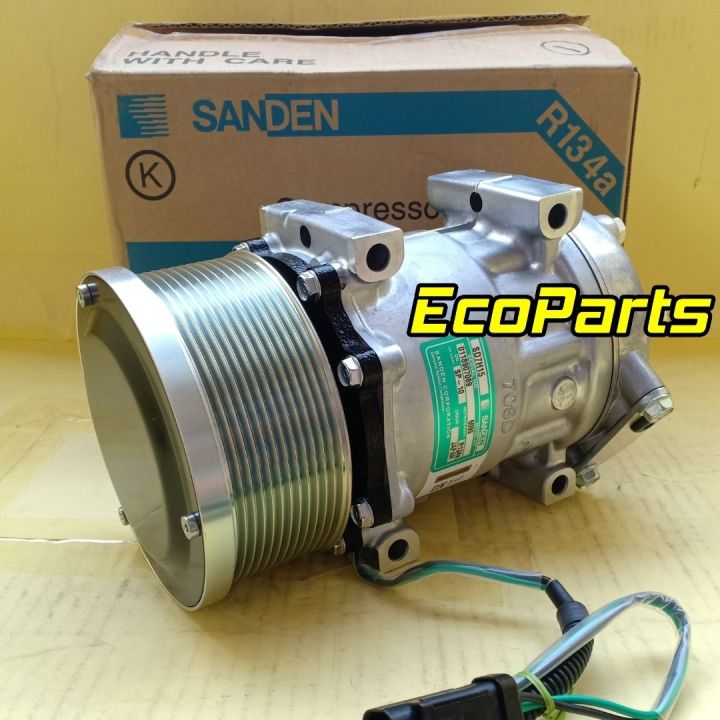 Kompresor Compressor AC Alat Berat CAT Caterpillar SANDEN 7H15 ASLI ...