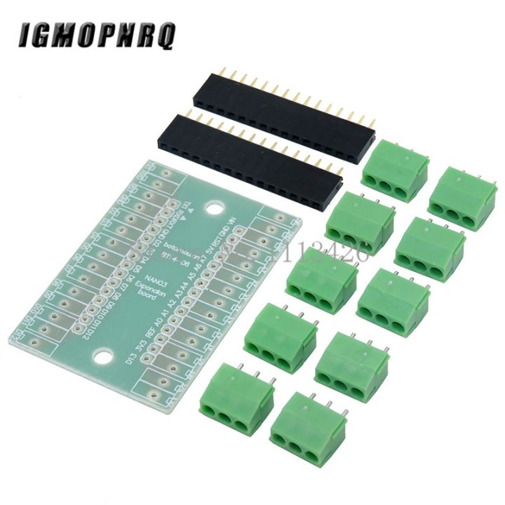ตัวแปลงขั้วต่อควบคุม30นาโนสำหรับ Arduino Nano Terminal บอร์ดขยายสำหรับเครื่องพิมพ์ Nano Version