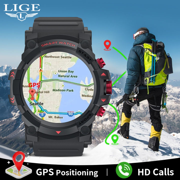 LIGE Smart Watch Heart Rate Blood Pressure Multifunctional sport watch ...