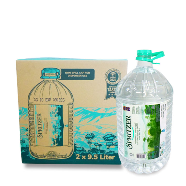 SPRITZER MINERAL WATER - 2 X 9.5LIT | Lazada