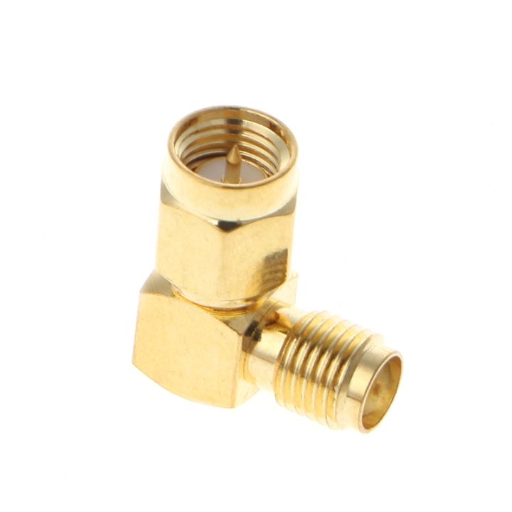 SMA Male To SMA Female Right Angle 90 Degrees RF Coaxial Connector Adapter | Lazada