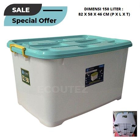 Container EZY BOX 150 Liter MPW 140L MEGA SHINPO CB 130 Besar Jumbo ...