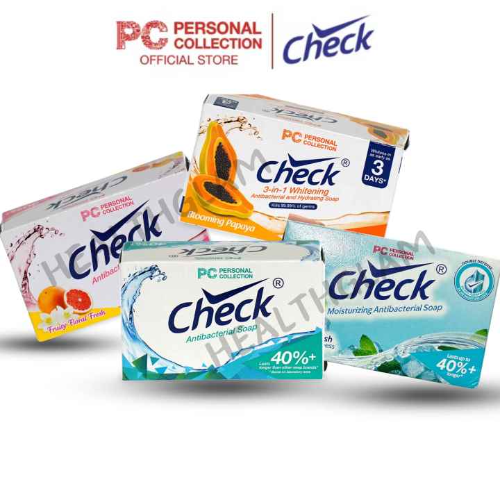 Personal Collection - Check Antibacterial Bar Soap 130g | Lazada PH