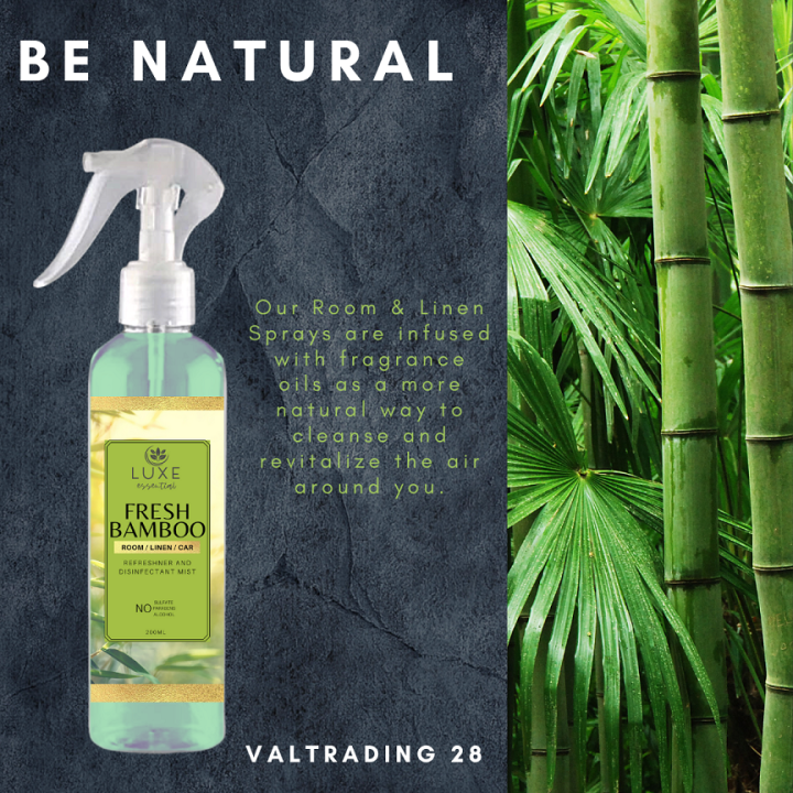 Fresh Bamboo Linen Air Refresher and Disinfectant Mist | Lazada PH