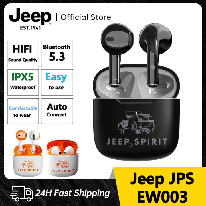 Jeep TWS True Wireless Headphones Bluetooth 5.3 Headsets Earbuds with ...