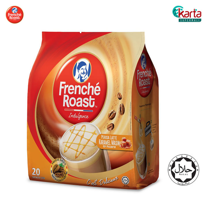 Frenche Roast Indulgence Salted Caramel Latte 23g x 20s Pack | Lazada