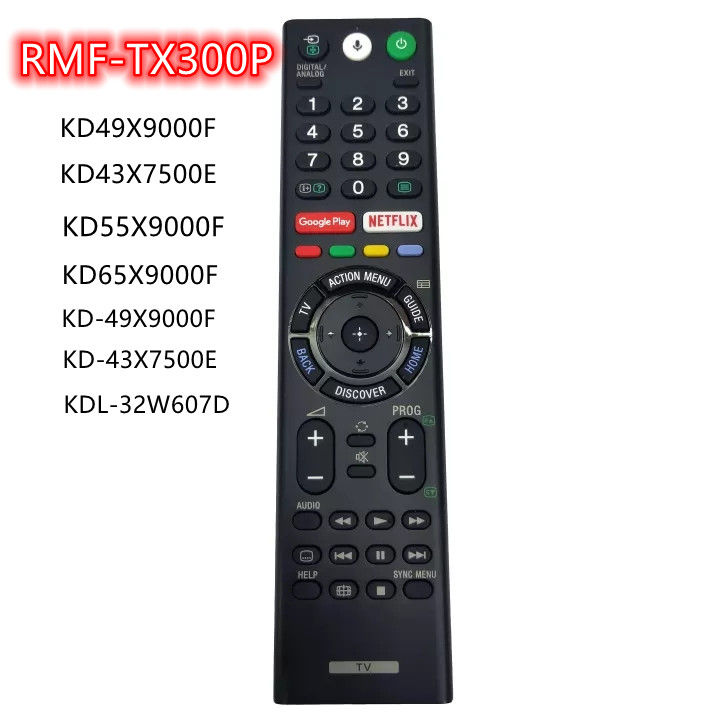 New Original RMF-TX300P Sony 4K TV Remote Control For KD49X9000F ...