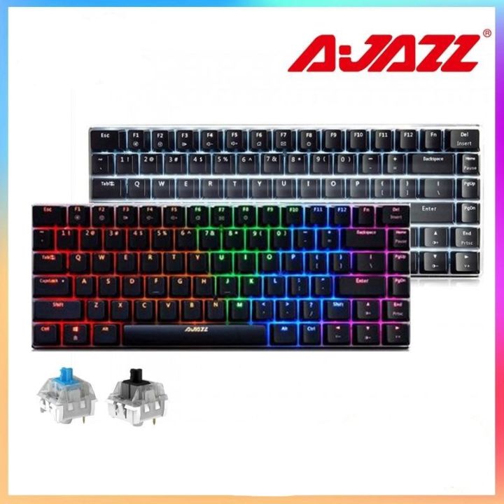 Youpin AJAZZ Gaming Keyboard AK33 RGB/ Single Backlit Mechanical Keyboard blue switch black ...
