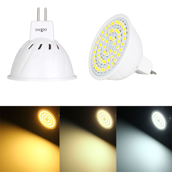 2Pin MR16 12V-24V LED Bulbs Light 220V SMD 2835 Led Spotlights 4W 6W 8W ...