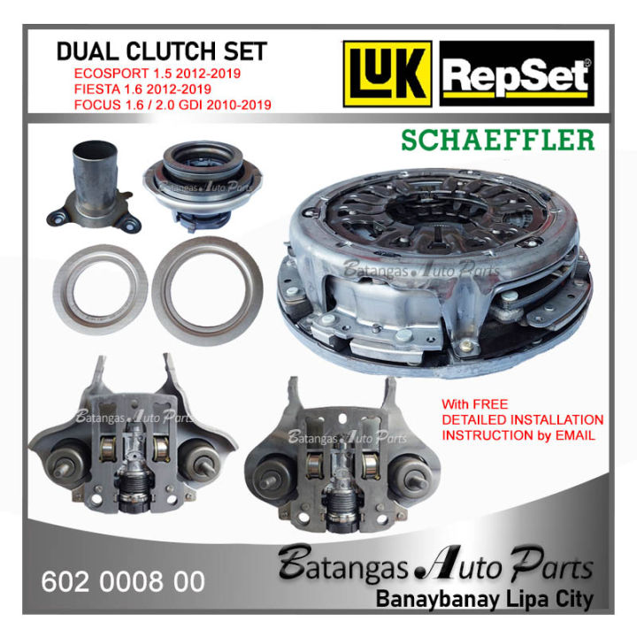 LUK DUAL CLUTCH SET for FORD ECOSPORT 1.5 FIESTA 1.6 FOCUS 1.6/2.0 GDI ...