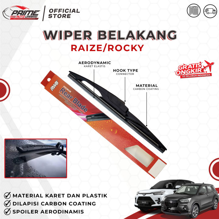 WIPER BELAKANG RWB TOYOTA RAIZE DAIHATSU ROCKY | Lazada Indonesia