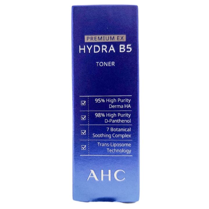 AHC Premium EX Hydra B5 Toner (20ml) | Lazada