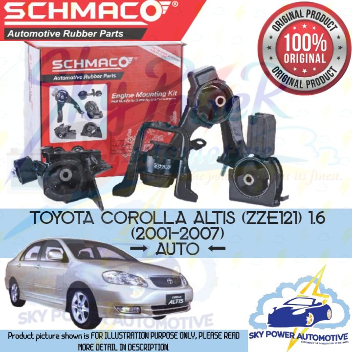 TOYOTA COROLLA ALTIS 1.6 (ZZE121) (2001-2007) (AUTO) SCHMACO ENGINE ...