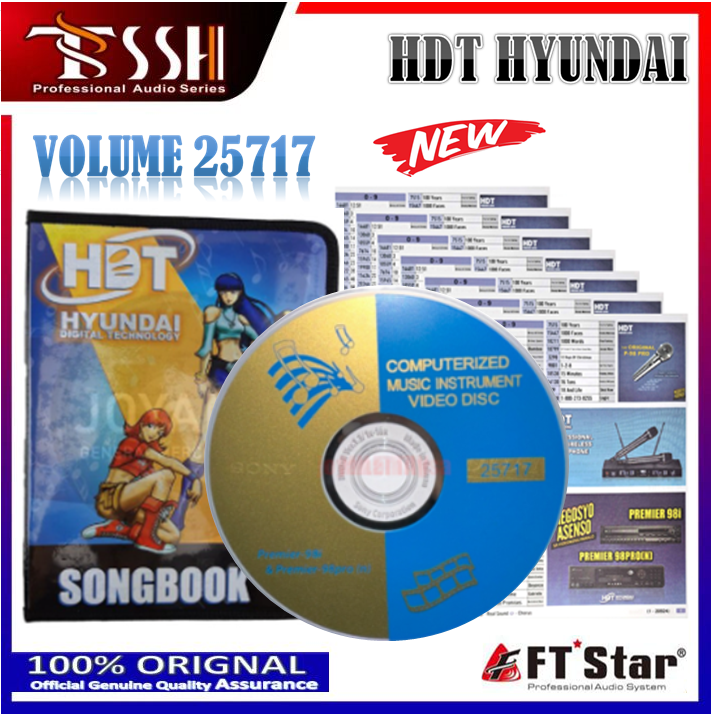 Hyundai HDT Songbook and updated CD( VOL. 25717) for 98i and Pro-N ...