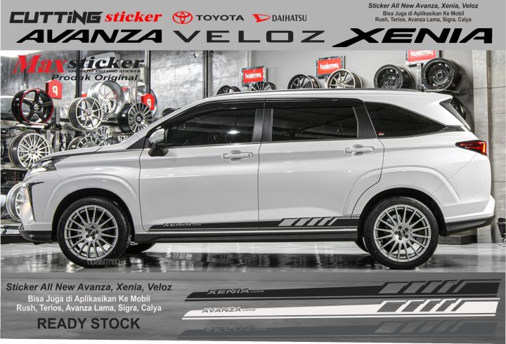 STICKER TOYOTA VELOZ TOYOTA AVANZA DAIHATSU XENIA 2022 2023 SIMPLE ...