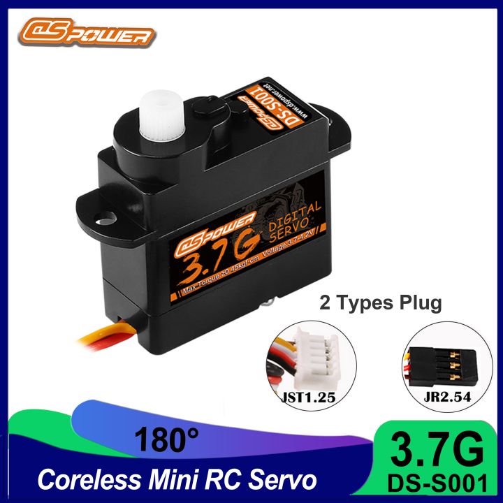 DSPOWER 3.7G Micro Servo Coreless Plastic Gear Digital Motor Servos ...