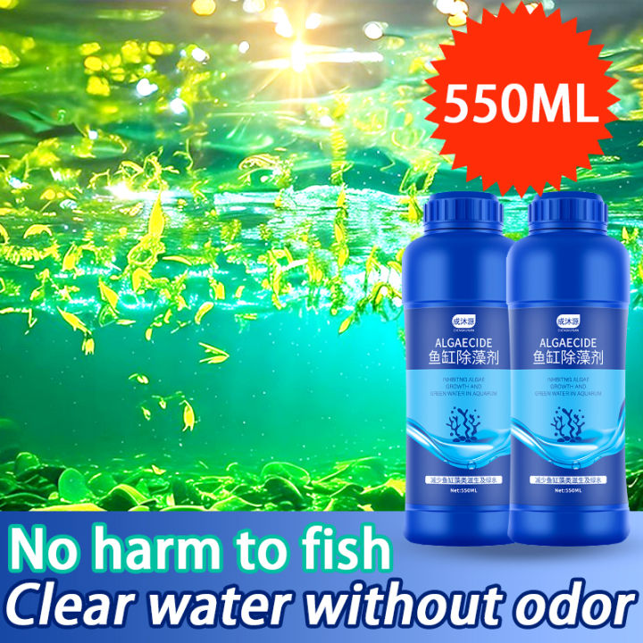 Water crystal clear algaecide 550ml algae remover for aquarium | Lazada PH