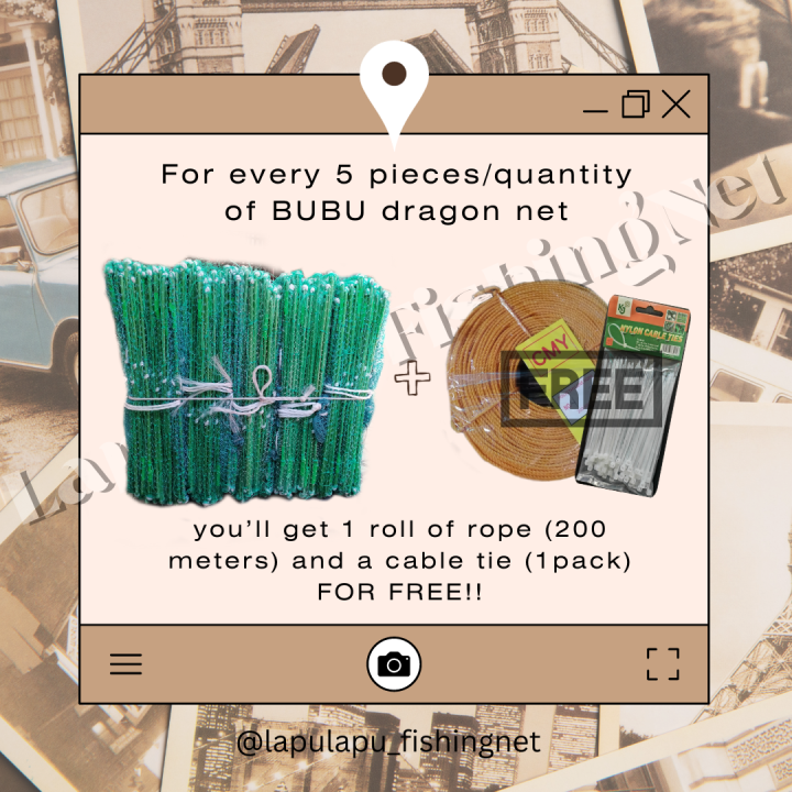 FYKE NET --- BUBU DRAGON NET (25 and 32 frames) SOLD PER PIECE | Lazada PH