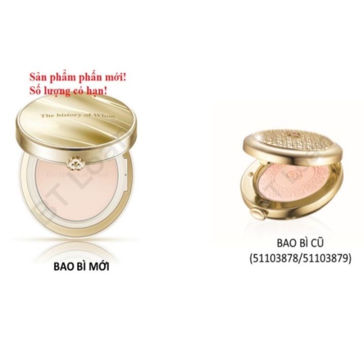 Phấn phủ Whoo vàng Powder Pact ngọc trai (tách set) | Lazada.vn