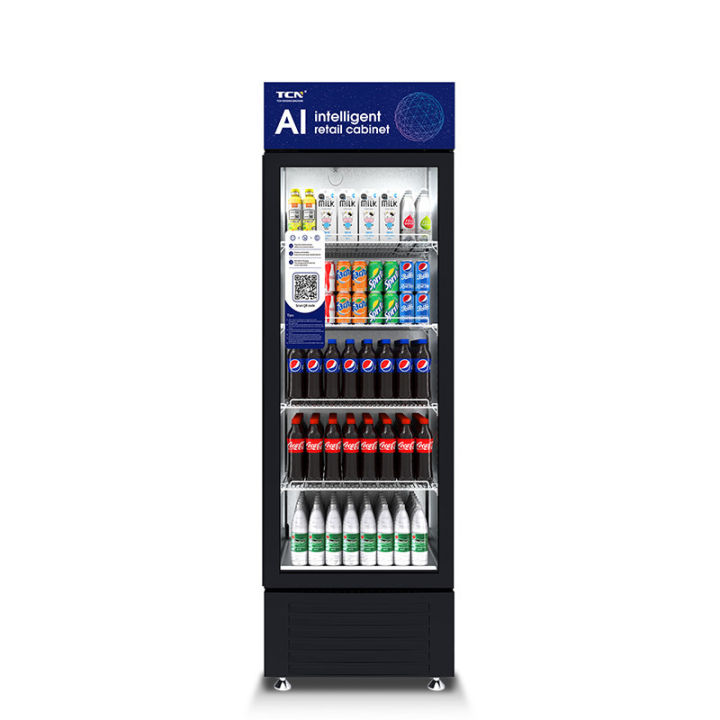 TCN New Style Smart Cooler Vending Machine Refrigerated Fridge Vending ...