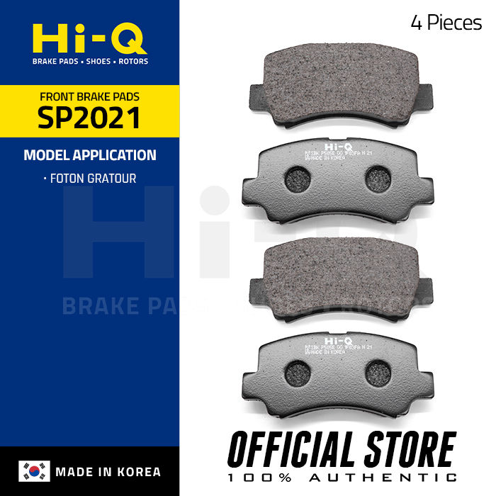Hi-Q Front Brake Pads for Foton Gratour 2012-up SP2021 | Lazada PH