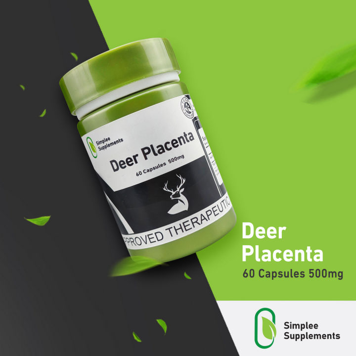 Simplee Deer Placenta Capsules 500mg | 60 Capsules – Inner Wellness ...