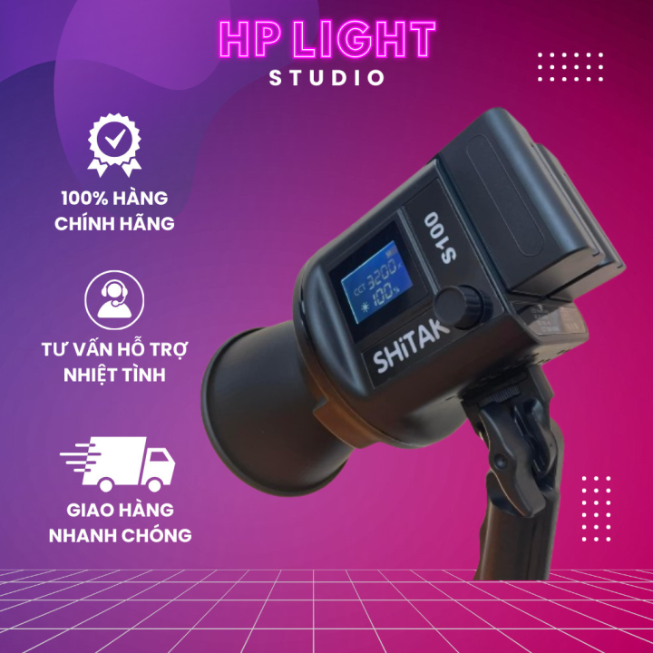 Đèn Cầm Tay Shitak S100 Đèn Flash Studio S100 Chính Hãng ...