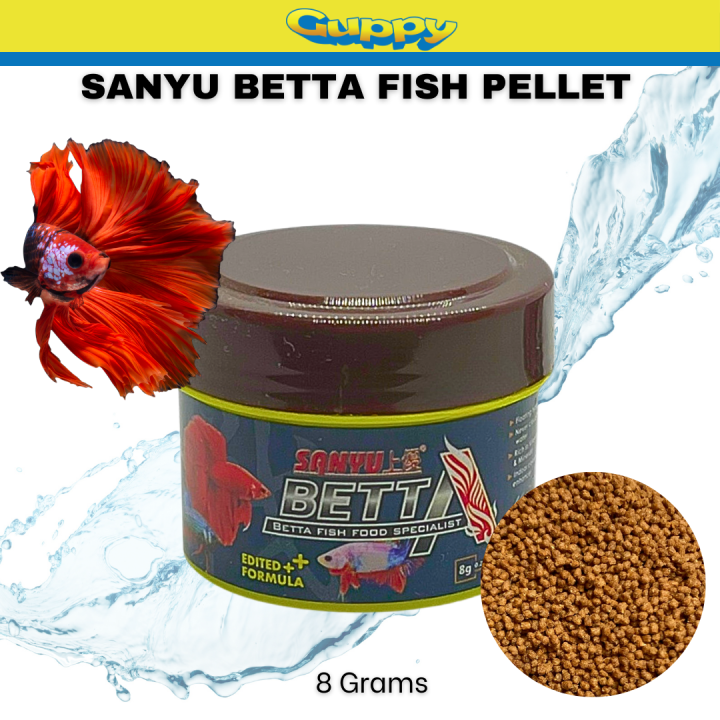 Sanyu Betta Pellets 8 Grams Tropical Betta Fish Food Pellet | Lazada PH