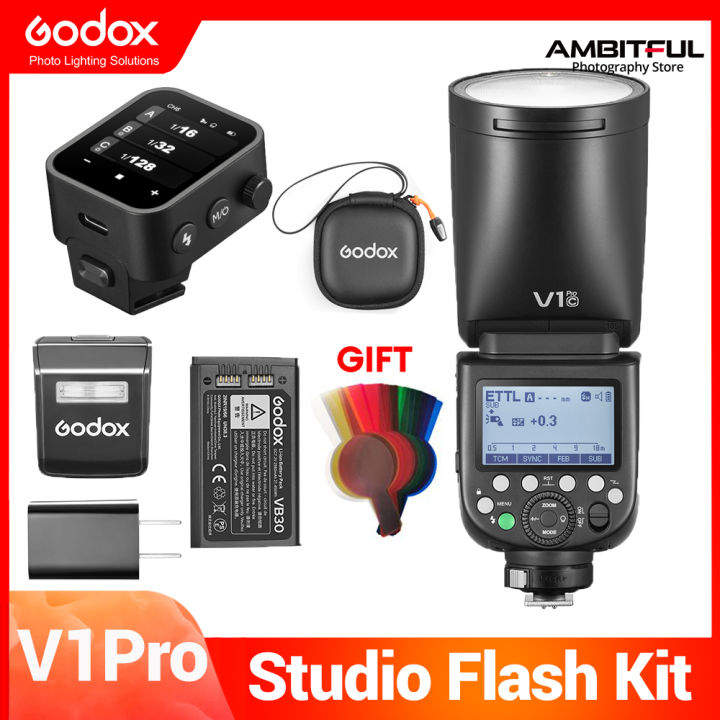 Godox V1 Pro V1Pro TTL Li-ion Round Head Camera Flash Wireless ...