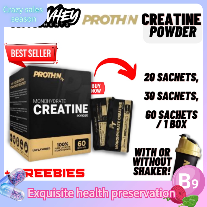 PROTHIN CREATINE MONOHYDRATE 60 SERVINGS WITH FREEBIES! Health Products ...