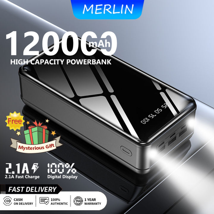MERLIN Mini powerbank for iphone 20000mah 50000mah powerbank original ...