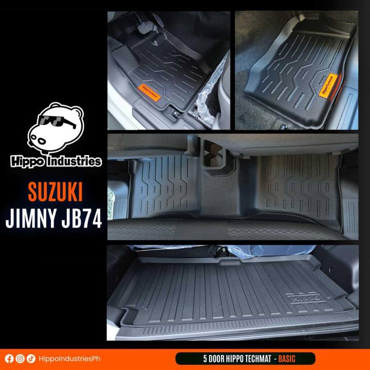 Suzuki Jimny 2019 to 2025 Hippo Techmat Brand Thick Deep Dish Matting ...